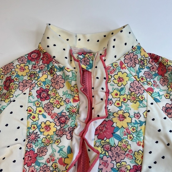 Jessica Simpson | Swim | Jessica Simpson Multicolor Floral Print Rash ...